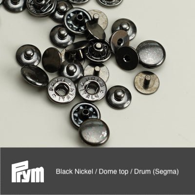 Italian 9.7mm PRYM (ex. Fiocchi) four-part S-spring snap buttons ...
