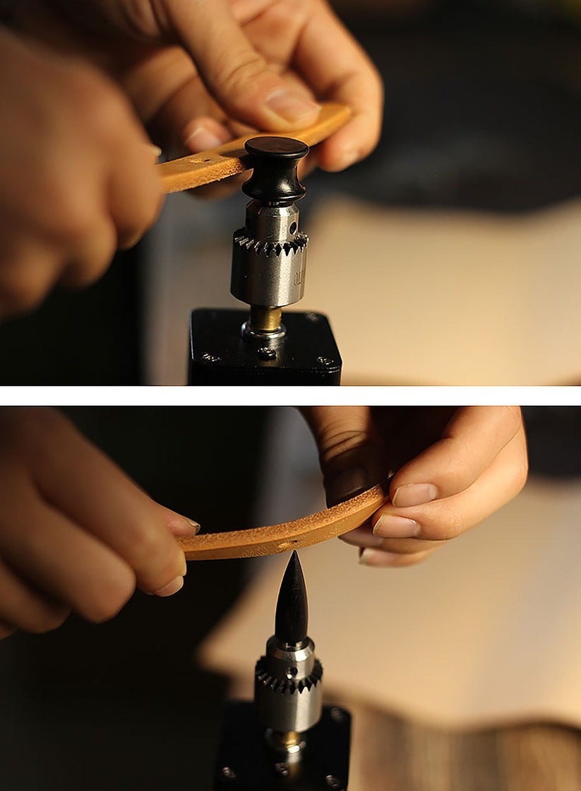 Vulcan Leather Edge Slicker Tool, Sanding And Burnishing Electric Mach ...